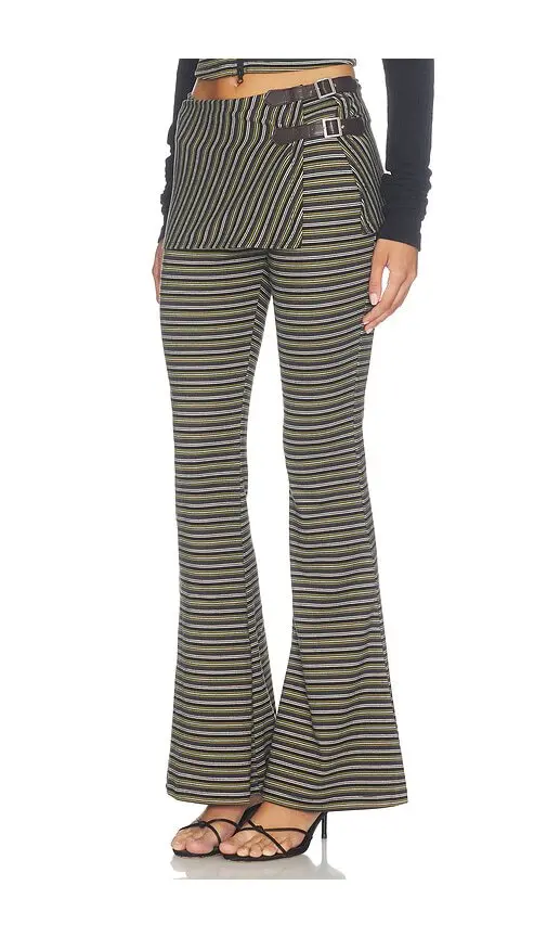 ZEMETA Olive Grove Stripe Fleece Pant