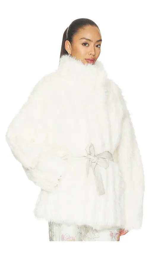 Source Unknown Ilaria Eco Fur Coat