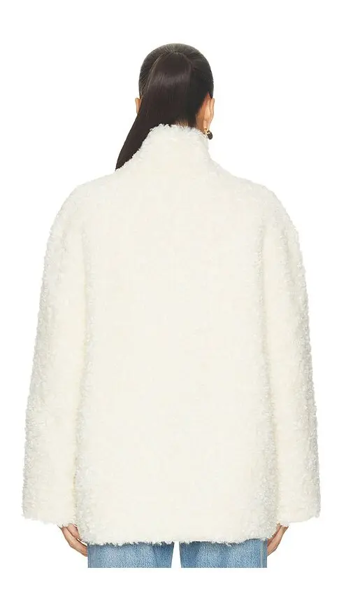 Source Unknown Manuela Shawl-collar Shearling Jacket