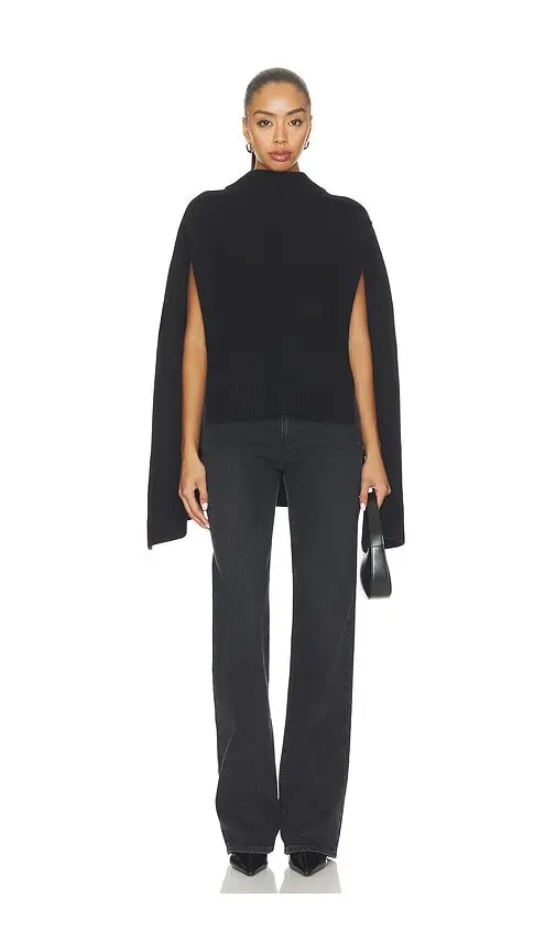 Source Unknown Noa Wool Cape Sweater
