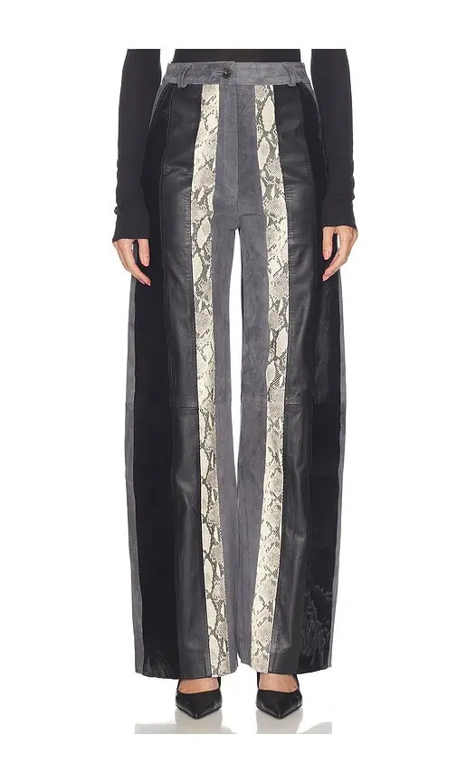 ZUT Niigata Pants In Black - Multi