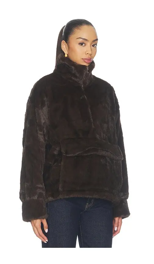 Source Unknown Zvika Faux Fur Anorak