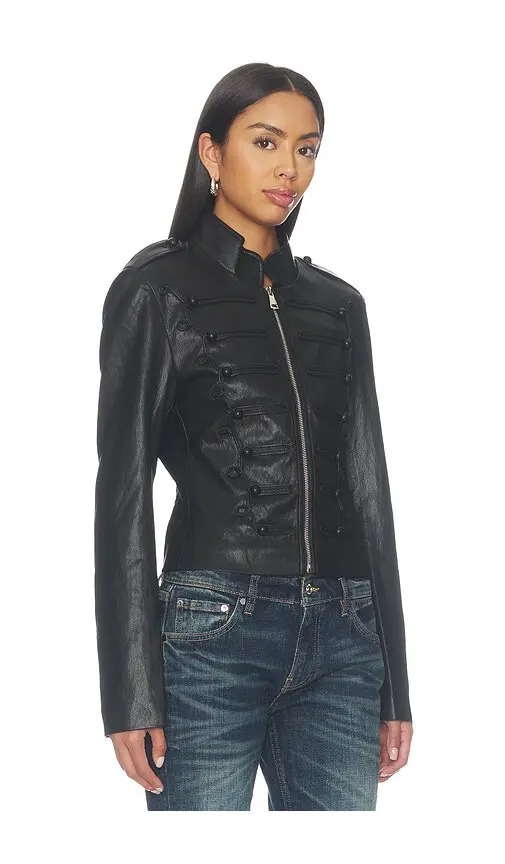 Superdown Copen Faux Leather Jacket