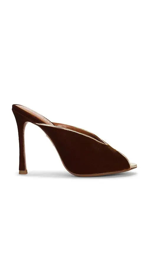Retrofete Ava Mule In Brown - Camel