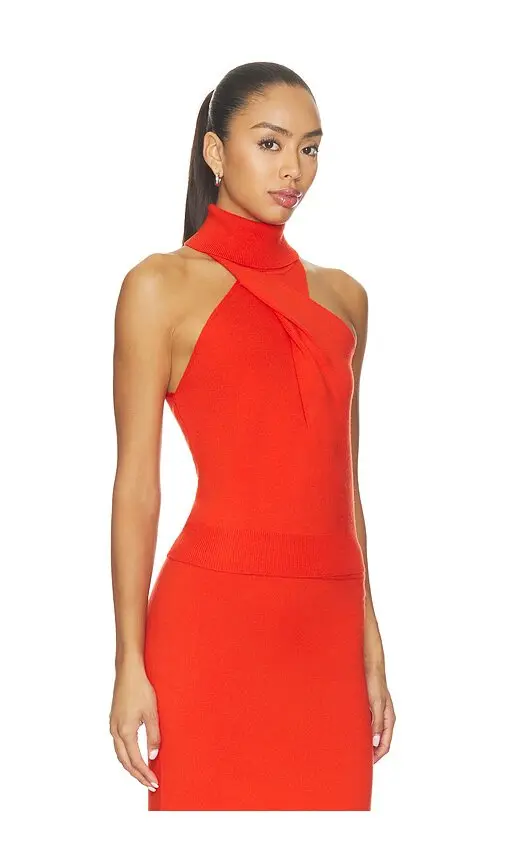 Monse Twist Front Top In Red