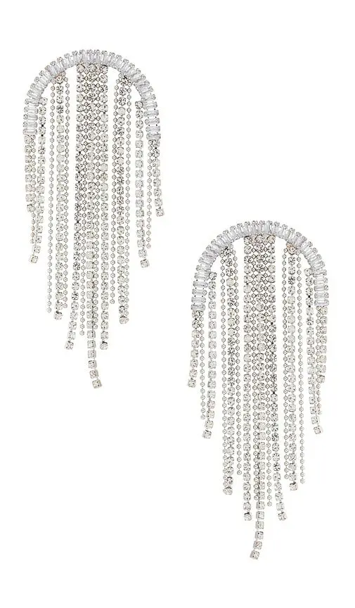 8 Other Reasons Nightfall Statement Earring In Metallic - Silver