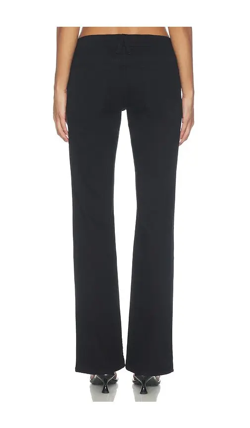 SLVRLAKE Olivia Low Rise Boot Jean In Black