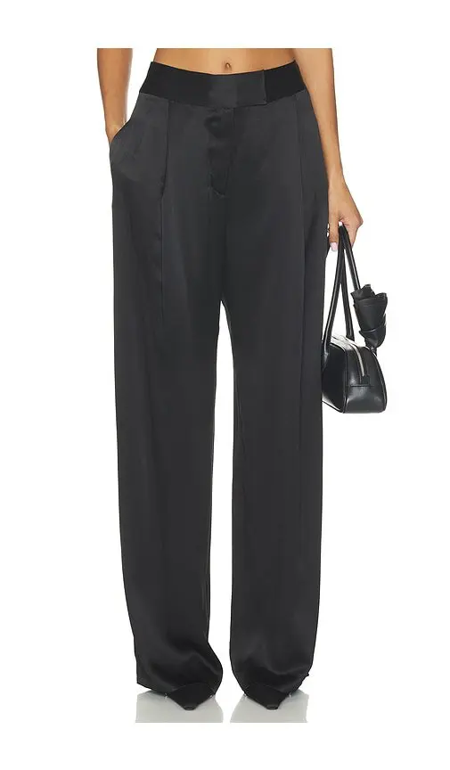 THE SEI Relaxed Trouser - Black