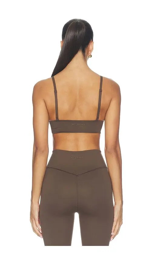 NIKESKIMS Micro Scoop Bra In Brown