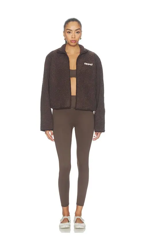 NIKESKIMS Micro Scoop Bra In Brown