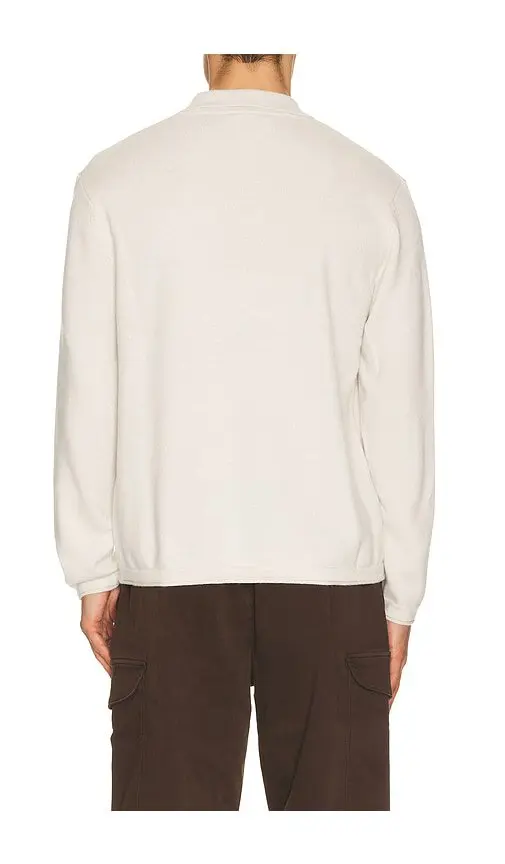 Joe's Jeans Merino Polo Sweater In White