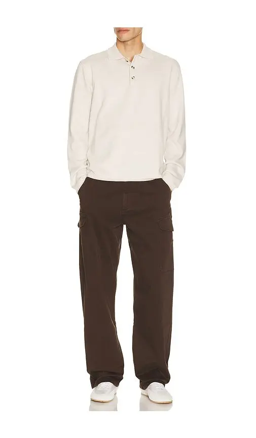 Joe's Jeans Merino Polo Sweater In White