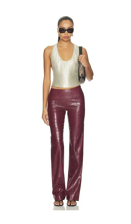 Lioness Bare Cami Top In Metallic