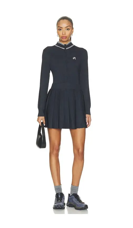 MALBON Eliza Dress In Blue - Blueberry