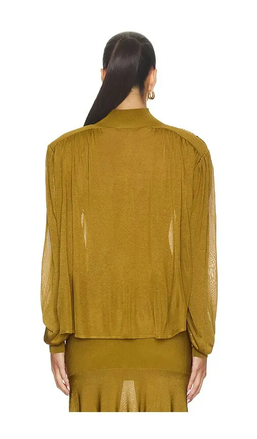 Altuzarra Ethel Top In Mustard