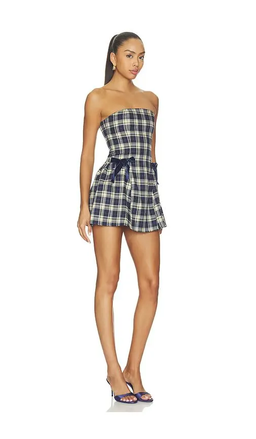 MORE TO COME Kiana Strapless Mini Dress In Multi