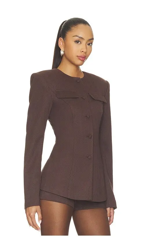 ALL THE WAYS Trina Collarless Blazer
