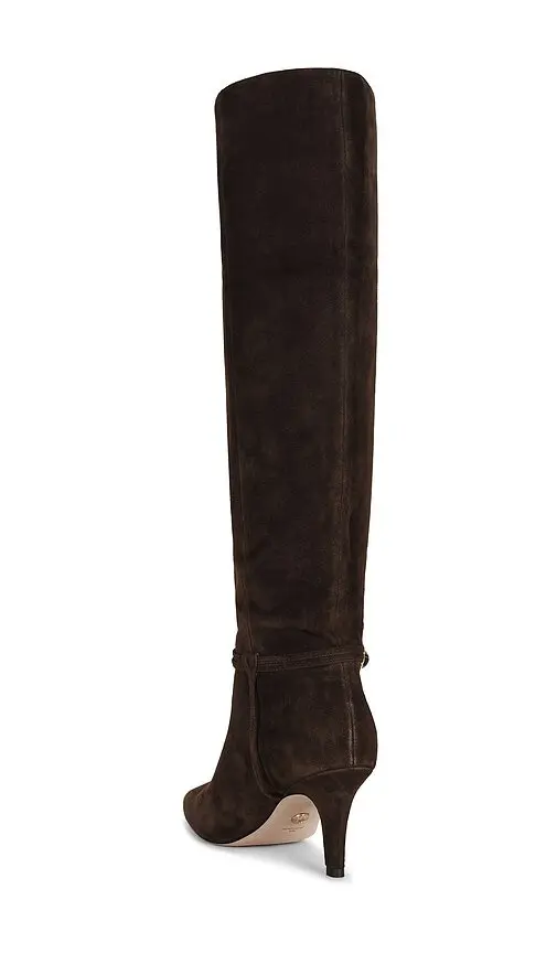 Veronica Beard Angeline Boot In Chocolate
