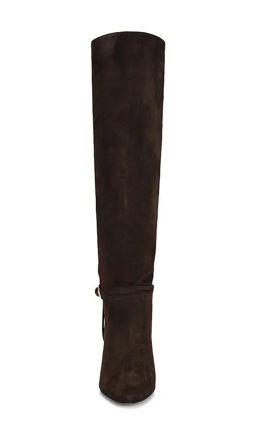 Veronica Beard Angeline Boot In Chocolate
