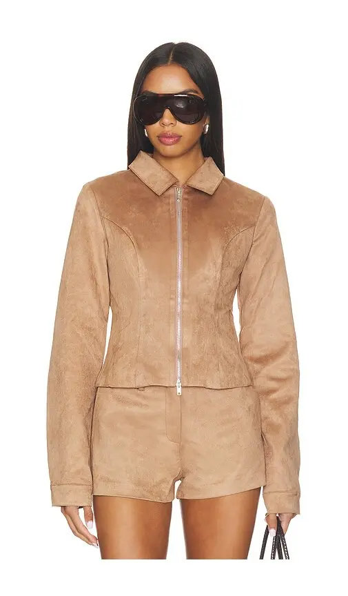 SNDYS. Archer Faux Suede Jacket
