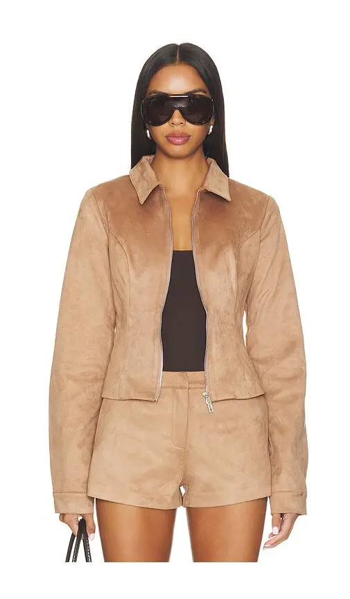 SNDYS. Archer Faux Suede Jacket