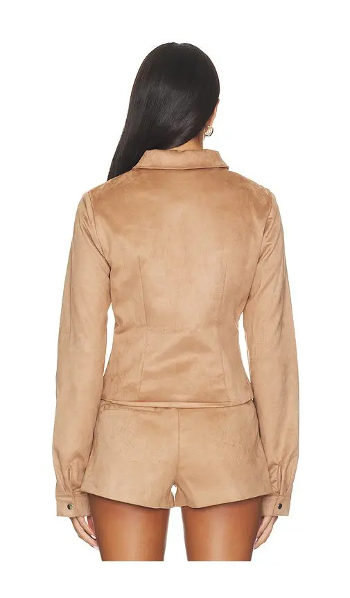 SNDYS. Archer Faux Suede Jacket