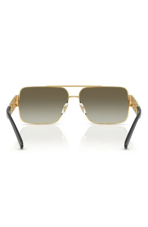 Versace Ve2290 61mm Gradient Rectangular Sunglasses
