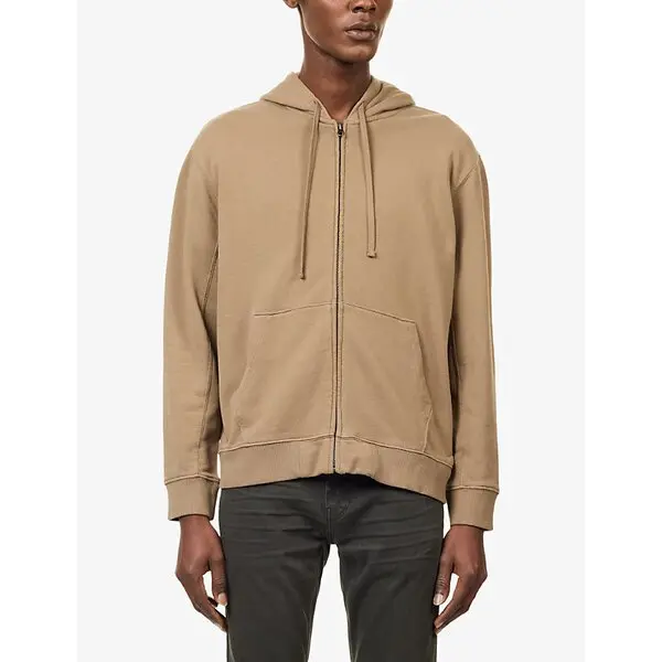 Paige Avon Zip-up Cotton Hoody - Washed Hinoki