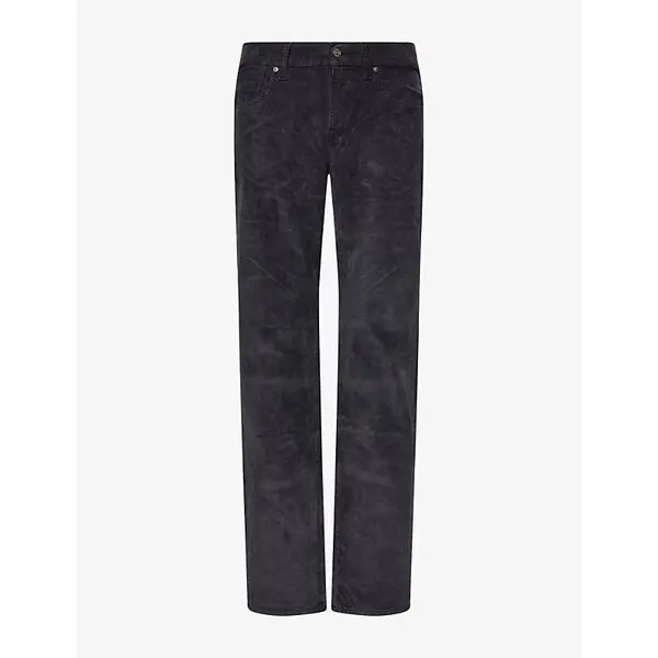 7 For All Mankind The Straight Acid Corduroy Trousers - Hearth