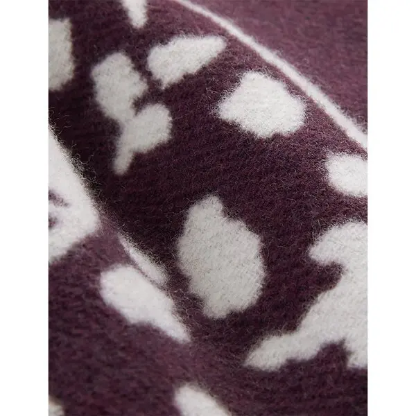 YVES DELORME Léopard Merino-wool Throw