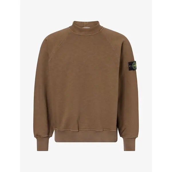 Stone Island Tubular Cotton Fleece Sweatshirt - Shadow Brown