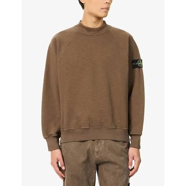 Stone Island Tubular Cotton Fleece Sweatshirt