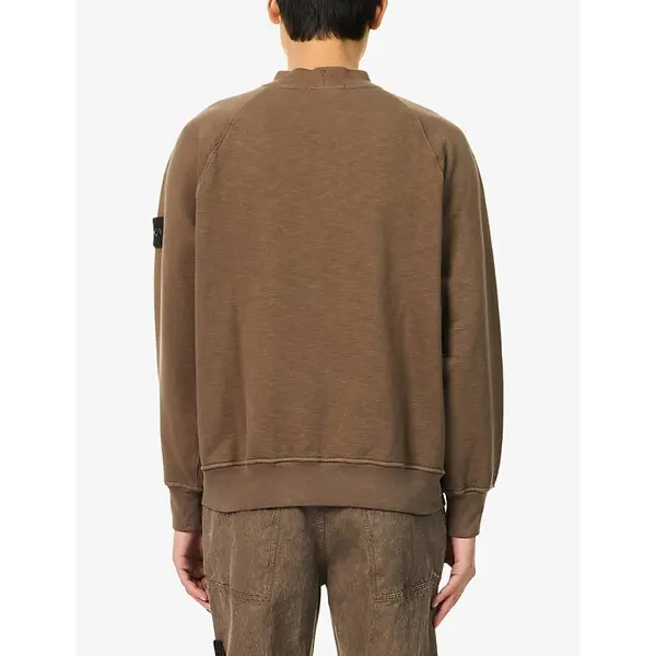 Stone Island Tubular Cotton Fleece Sweatshirt