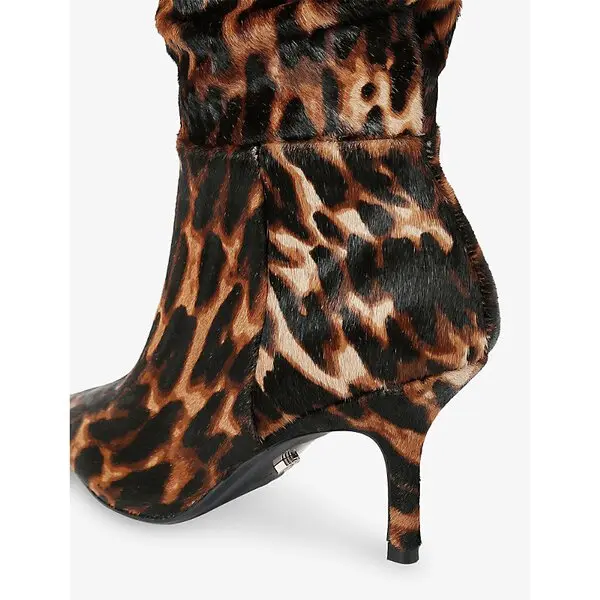 Carvela Spirit Slouch Leather Heeled Knee-high Boots