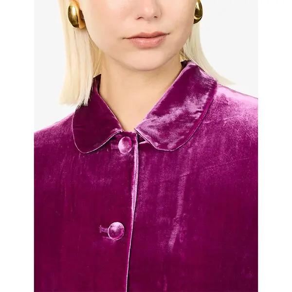 REFORMATION X Alexa Chung Pepo Velvet Jacket