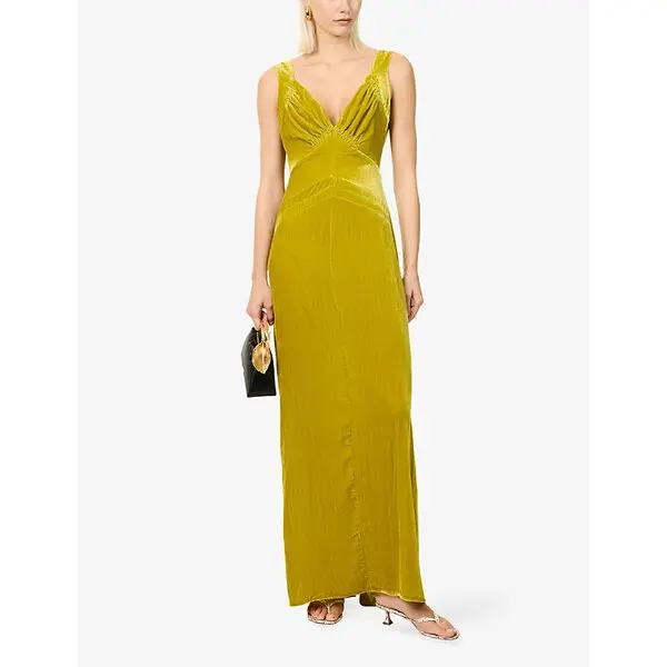 REFORMATION X Alexa Chung Legacy Velvet Gown
