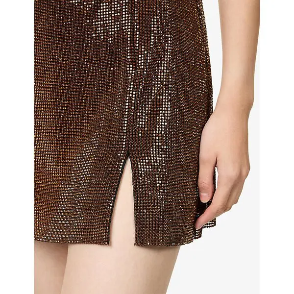 SELF-PORTRAIT Crystal Mini Dress