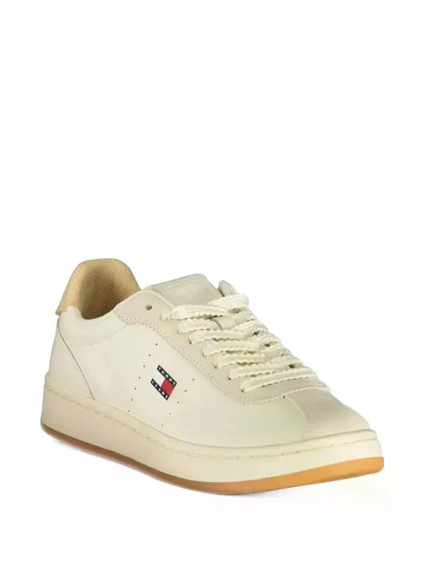 Tommy Hilfiger Logo-patch Sneakers - Neutrals