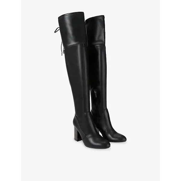 Carvela Vito Faux-leather Heeled Over-the-knee Boots