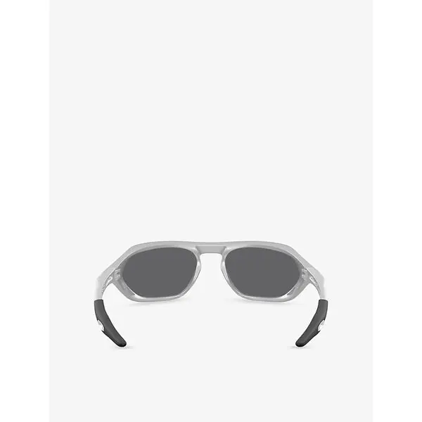 Oakley Oo9537 Cage Jacket Geometric-frame Nylon Sunglasses