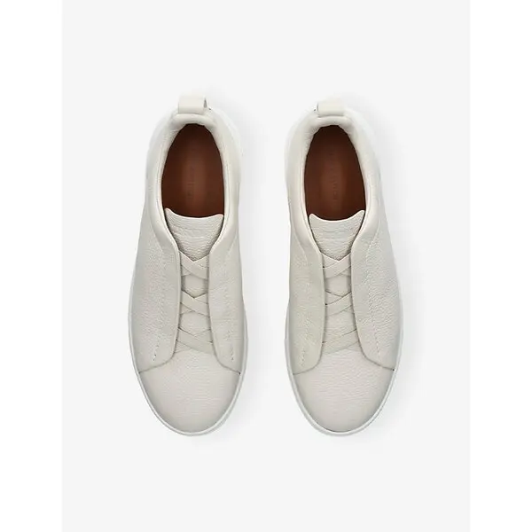 Ermenegildo Zegna X3 Stitch Leather Trainers
