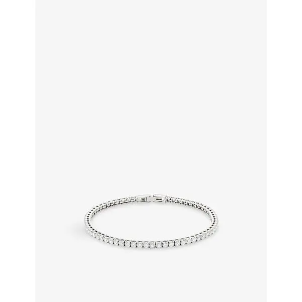 MISSOMA Tennis Everyday Platinum Pvd Plated Stainless-steel Bracelet - Silver