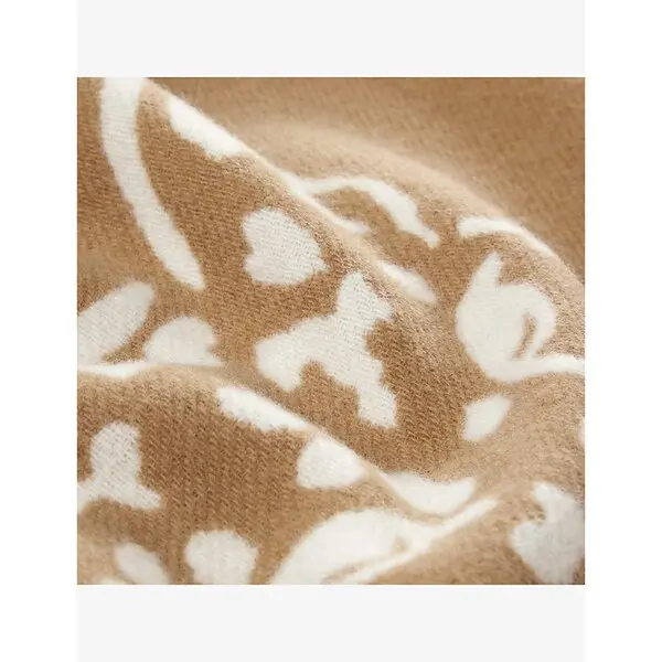 YVES DELORME Léopard Merino-wool Throw