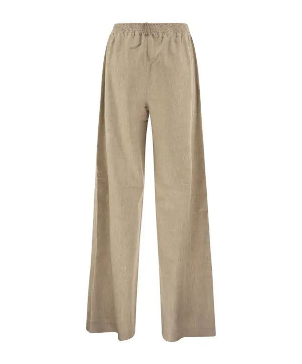 Fabiana Filippi Elasticated Waistband Wide Leg Pants
