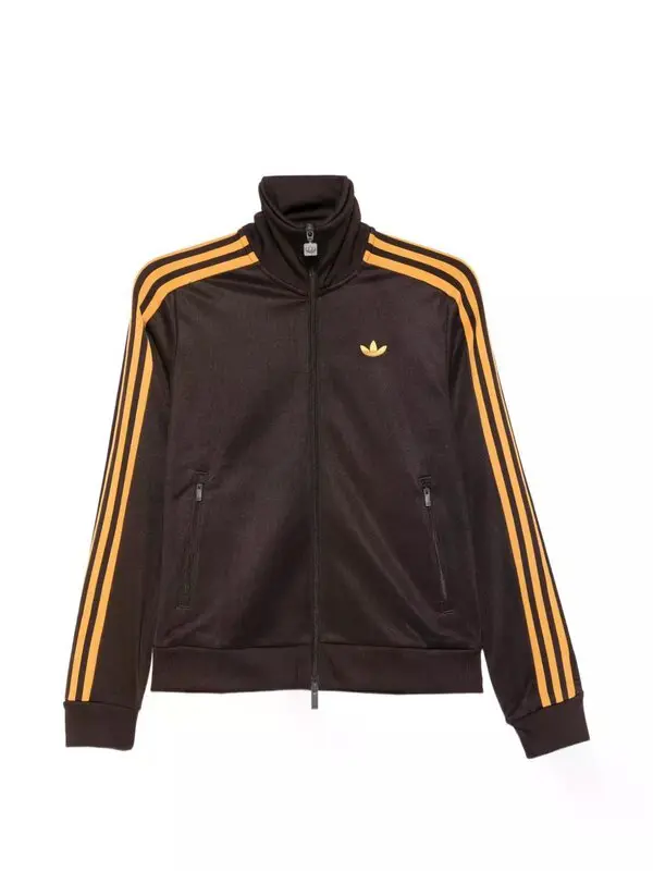 Adidas Side-stripe Track Sweatshirt - Brown