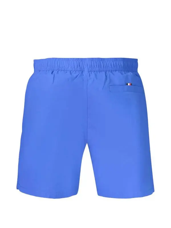 Tommy Hilfiger Logo-print Drawstring Swim Shorts - Blue