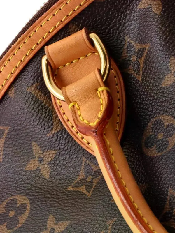 LOUIS VUITTON Lockit Handbag Monogram Canvas Pm Satchel