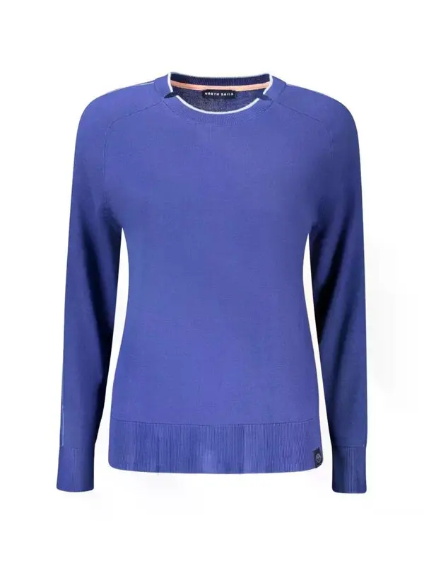 NORTH SAILS Contrast-trim Long-sleeve Sweater