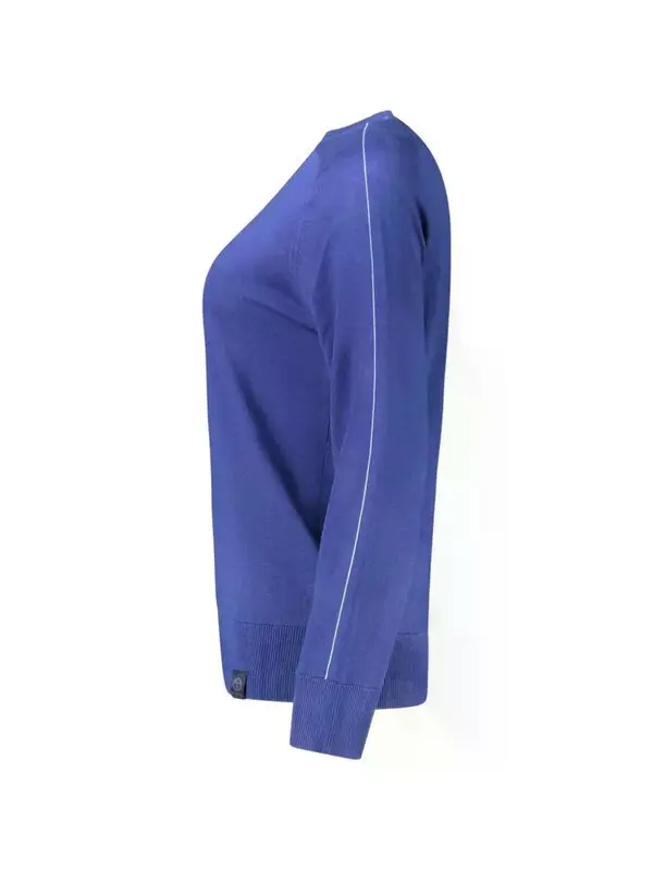 NORTH SAILS Contrast-trim Long-sleeve Sweater