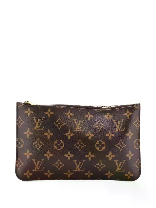 LOUIS VUITTON Neverfull Pochette Monogram Canvas Large Pouch